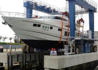 China Mobile Harbour Portal Crane / Shipyard Gantry Crane 100 Ton For Boats Lifting for sale