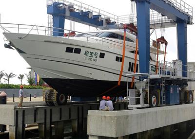 China Mobile Harbour Portal Crane / Shipyard Gantry Crane 100 Ton For Boats Lifting for sale