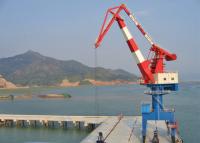 China 30 Ton Harbour Portal Crane / Mobile Slewing Portal Jib Crane For Shipyards for sale
