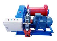 China Hydraulic Wire Rope Electric Winch , 10T Electric Power Winch For Construction Site for sale