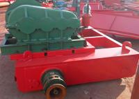 China Lifting Crane Parts / Electric Wire Rope Monorail Hoist Beam Trolley for sale