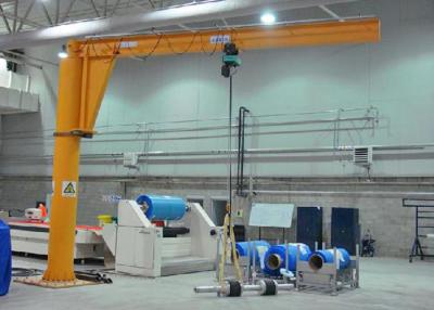 China 2 Ton Pillar Mounted Jib Crane / Small Mobile Lifting Equipment With Hoist for sale