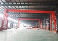 China MH Type Travelling Single Girder Gantry Crane With Electric Hoist for sale