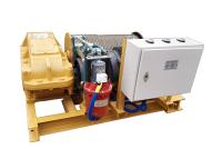 China Small Size Electric Motor Powered Cable Pulling Winch 10 Ton For Lifting for sale