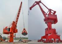 China Shipyard Quayside Harbour Portal Crane , Mobile Double Portal Jib Crane 300T for sale