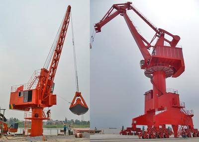 China Shipyard Quayside Harbour Portal Crane , Mobile Double Portal Jib Crane 300T for sale