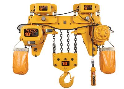 China Workshop 5 Ton Electric Chain Hoist For Overhead Crane CE Approval for sale