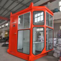 China Industrial Crane Spare Parts , Standard Size Crane Operator Cabin / Driving Cab for sale