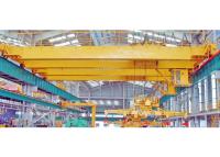 China Steel Plate Lifting Overhead Bridge Crane Electric Double Girder IP54 Protection Grade for sale