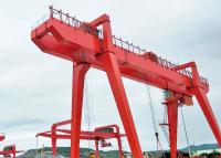 China Double Beam Steel Frame Rail Track Gantry Crane On Wheels IP54 Protection Grade for sale