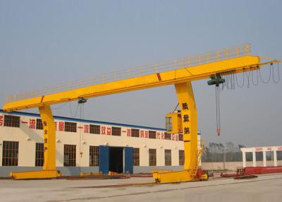 China Single Girder Hook MDG Gantry Crane 0 - 15m Cantilever Length With Travelling Hoist for sale