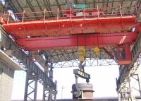 China Double Girder Overhead Crane 5-15M/Min Lifting Speed For Metallurgy Steel Mill for sale