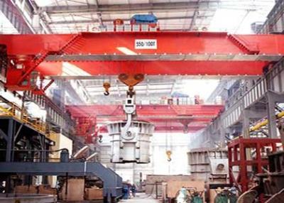 China 30T QDY Type Metallurgical Bridge Overhead Crane Motor Drive IP54 Protection Grade for sale