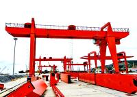 China Professional Electric Trolley Gantry Crane 100 Ton Heavy Load 0 - 15m Cantilever Length for sale