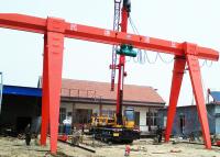 China 10 Ton Single Girder Gantry Crane 5-15m/Min Lifting Speed For Industrial Factory for sale