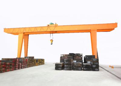 China Double Girder Goliath Gantry Crane 20 Ton Wireless Control  Outdoor Place Use for sale