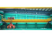 China Double Girder Overhead Bridge Crane Overhead Travelling Crane 10 Ton Garbage Grab for sale