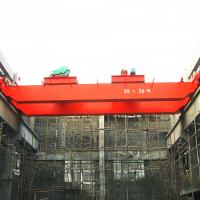 China 40M/Min Trolley A5 Warehouse Double Girder Overhead Crane for sale
