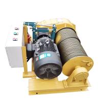 China 15M/Min Wire Rope Construction Electric Capstan Winch for sale