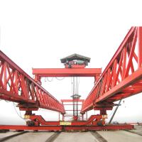 China Rail Running 50M Span Launching Crane 1m/Min Lifting for sale