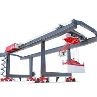 China Double Girder Gantry Pedestal Container Crane 20T Loading for sale