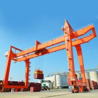 China Workshop Gantry Rail Mounted Cranes For Shipping Container for sale