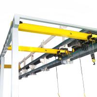 China 380v A3 EOT 5 Ton Overhead Single Girder Crane 5m/Min Travel for sale