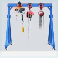 China 5t Lifting Warehouse Manual Portable Gantry Crane Remote Control for sale