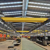 China 6m Double Girder Overhead Bridge Crane 380V Pushbutton Control for sale
