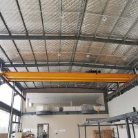 China Indoor Workshop Double Girder Overhead Crane Corrosion Resistant for sale