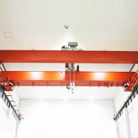 China Indoor Double Beam Overhead Hoist Crane 10 Ton Cabin Control for sale