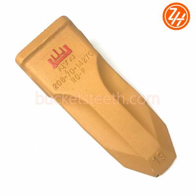 China Abrasion Proof 208-70-14152RC Excavator Bucket Teeth 208-70-14270 for sale