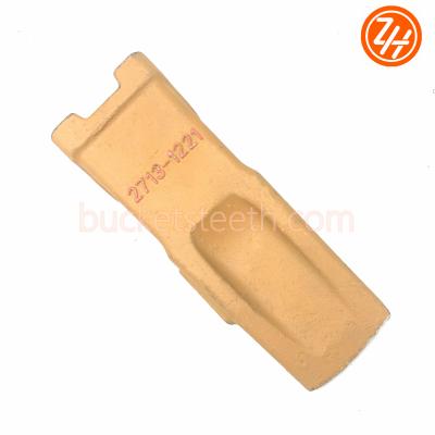 China DX150 Doosan Construction Bucket Teeth 2713-1221 Coated Sand Casting for sale