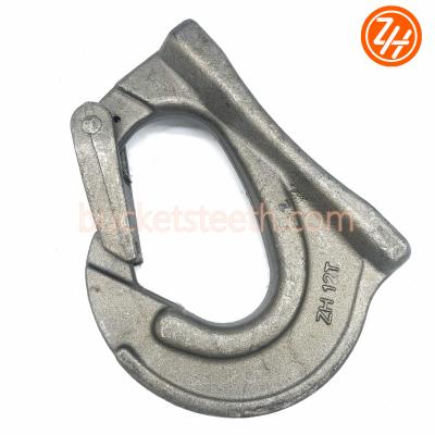 China 12Ton Excavator Bucket Hook , Wear Resisitant Excavator Lifting Hook for sale