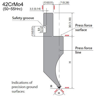 China press brake punch for sale