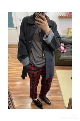 China Cozy Red Plaid Fleece Lounge Pants - Timeless Plaid Homewear for sale