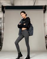 China Stretchy Plaid Pencil Pants - Casual Office & Daily Wear for sale