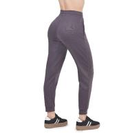 China Women's Charcoal Slim-Fit Tapered Jogger Pants - Casual Cotton-Blend Sweatpants for sale