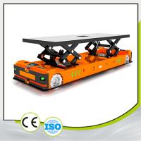 China Heavy Duty Omnidirectional AGV Automated Guided Vehicle 10000KG Load Capacity 48V 200Ah Battery for sale