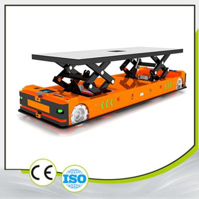 China Heavy Duty Omnidirectional AGV Automated Guided Vehicle 10000KG Load Capacity 48V 200Ah Battery for sale