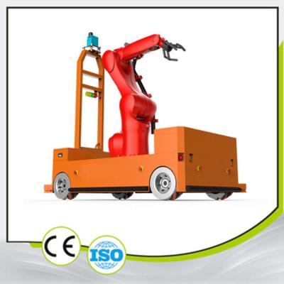 China 1000kg SLAM Lifting AMR Automated Mobile Robot with 100kg Six-Axis Arm and 45m/min Speed for sale