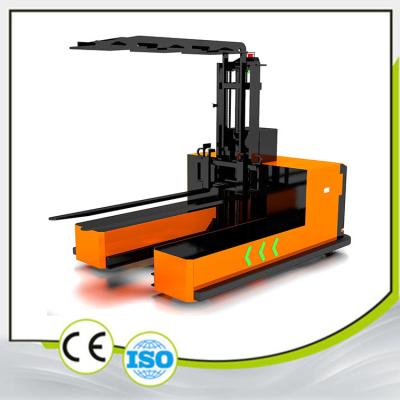 China Forward Moving Automated Guided Forklift AGV with 3T Load Capacity and 48V Four-Wheel Drive System for sale