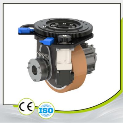 China 750W AGV Steering Drive Wheel with 150mm Diameter and Horizontal Planetary Reducer for Automated Vehicles for sale