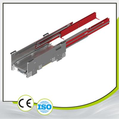 China Alloy Steel Electric Pallet Fork Box Type Single Cargo Telescopic 500-1200mm Length ±2mm Accuracy for sale