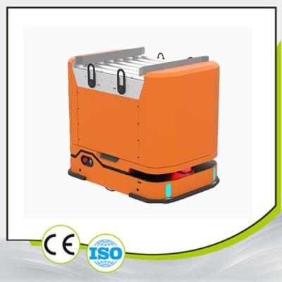 China Custom Made AGV Automated Guided Vehicle Material Box Single Roller Backpack AGV Differential Drive for sale