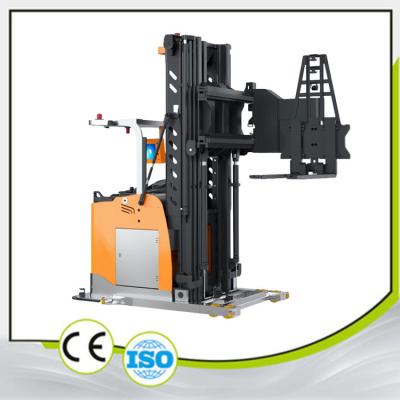 China CDDM15J-60S Three-Way Fork AGV Forklift 1500kg Load Capacity 6000mm Lift Height Laser Navigation for sale