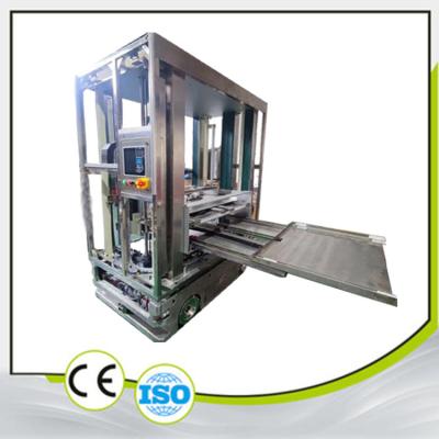 China LCD Panel Transportation AGV with 100KG Load Capacity, 48V Power and 1200mm Extension Length for Cleanroom Operations for sale