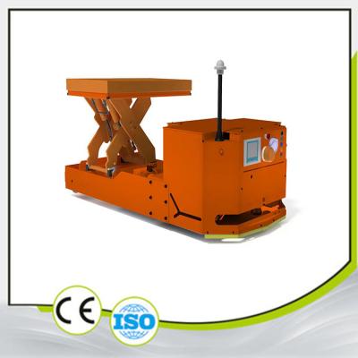 China Custom AGV Automated Guided Vehicle Electric Rigid Chain Lifting Platform 2000kg Load Capacity for sale