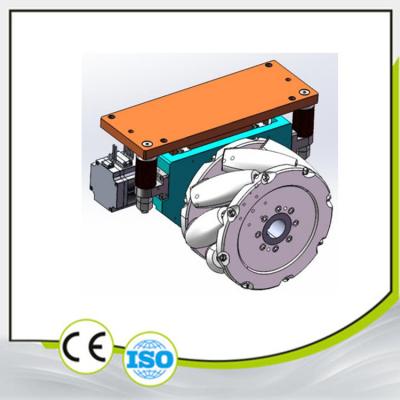 China Shock Absorbing AGV Drive Wheel Assembly 6000KG Load 406mm Wheel Diameter 1500W Power for sale