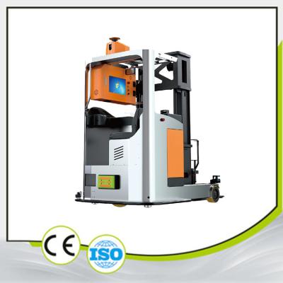 China 1500KG Load AGV Reach Truck Forklift with 3000mm Stack Height and Laser Navigation System for sale